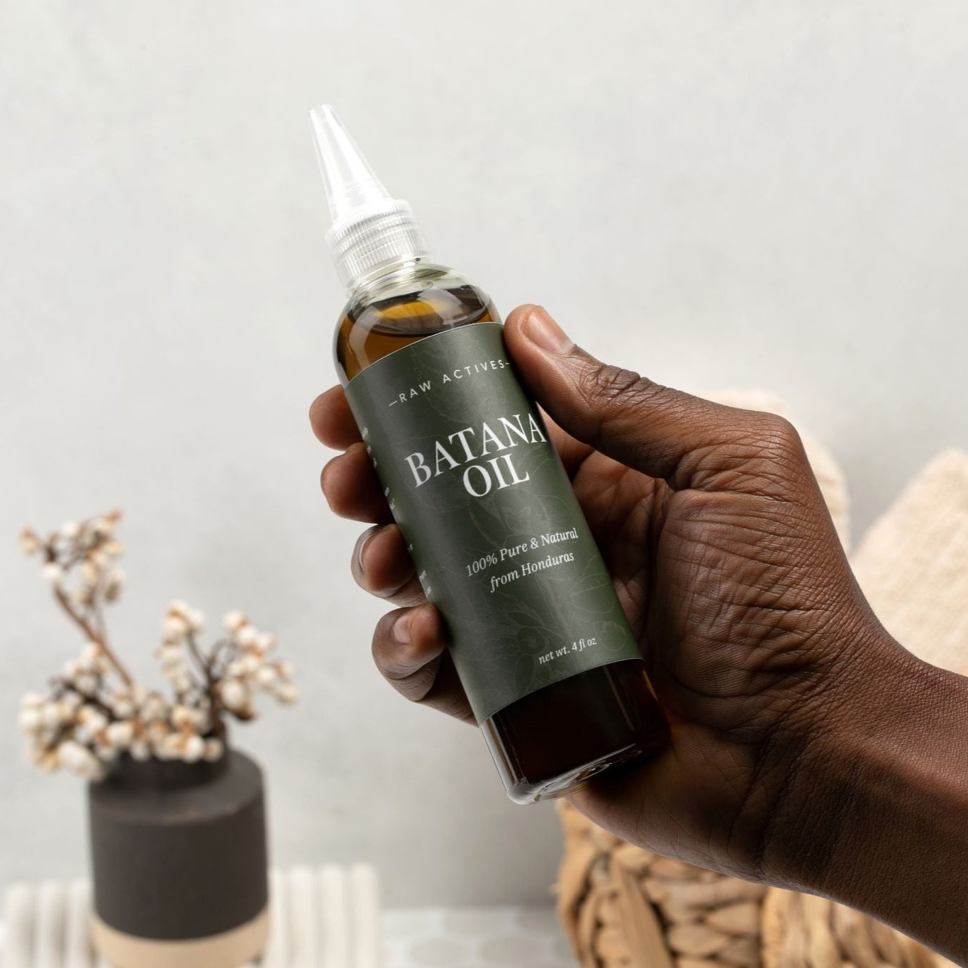 Batana Oil from RAW ACTIVES | 100% Premium Batana Liquid Oil – Raw Actives